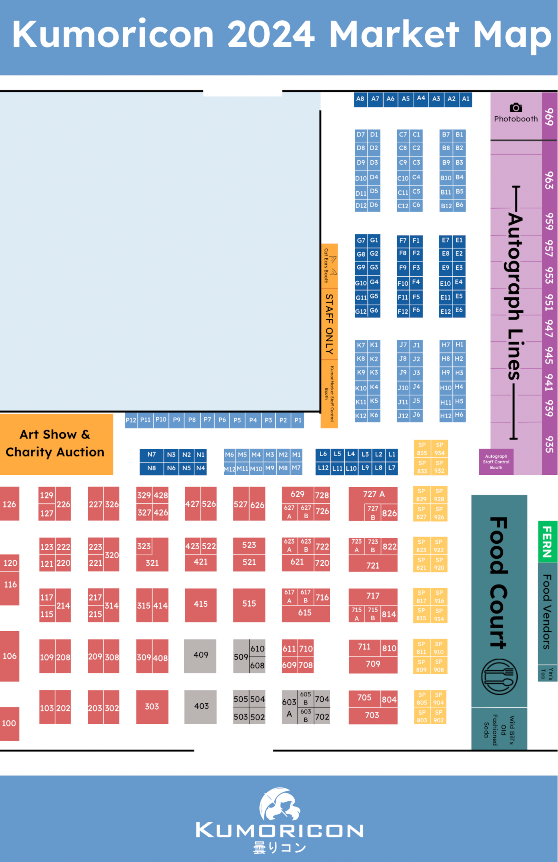 Kumoricon » Exhibitor Area